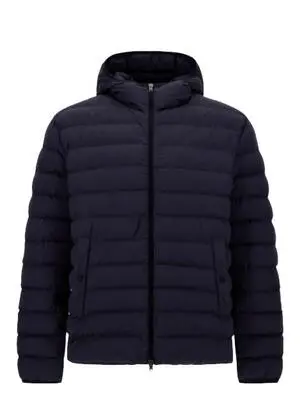 Herno High Neck Padded Jacket - Navy