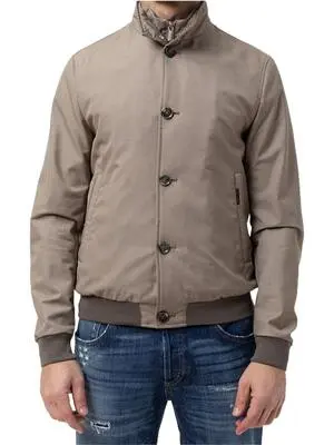 MOORER Bernie Bomber Jacket - Nude