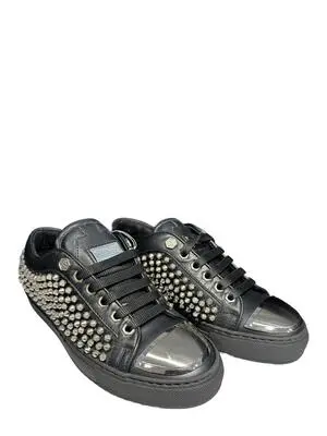 Philipp Plein Studded Low-top Sneakers - Black