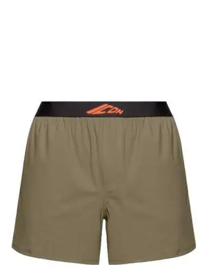 Dsquared2 Elastic Waist Shorts With Logo Detail - Green