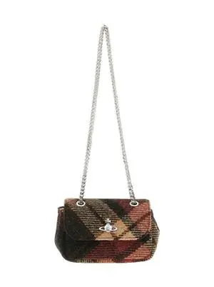 VIVIENNE WESTWOOD Small Wool Shoulder Bag - Red
