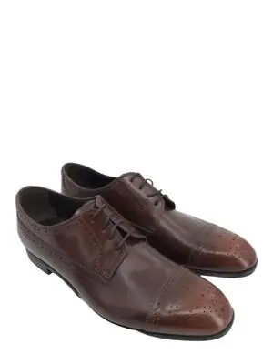 EMPORIO ARMANI Emporio Armani Leather Lace-Up Oxford Shoes