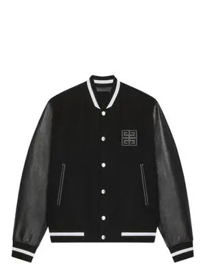 Givenchy 4g Varsity Jacket - Black