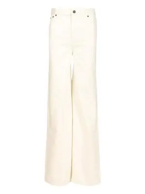 CHLOÉ Chloé Logo Patch Wide-Leg Jeans