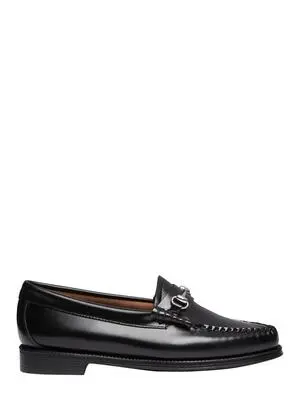 G.H. BASS  CO G.h. Bass & Co. Easy Weejuns Lianna Almond Toe Loafers - Black