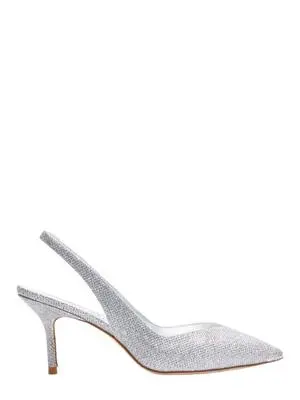 STUART WEITZMAN Pointed Toe Slingback High Heels - Gray