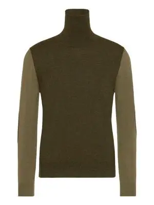 MAISON MARGIELA Maison Margiela Two-Tone Turtleneck Knitted Jumper Null