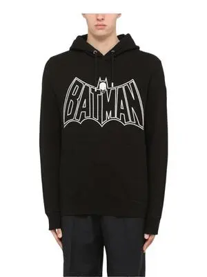 LANVIN Printed Hooded Sweater - Black