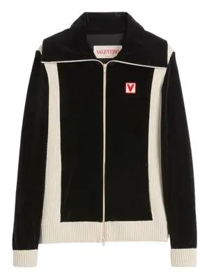 Valentino Garavani Zip-up Cardigan - Black