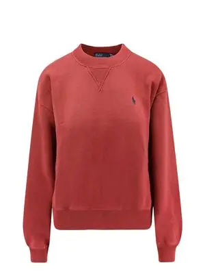 Polo Ralph Lauren Embroidered Crewneck Sweatshirt - Red