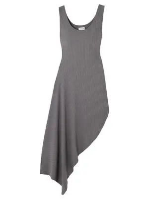 Dries Van Noten Sleeveless Asymmetrical Dress - Gray