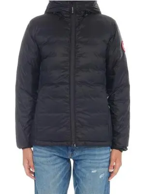 Canada Goose Hooded Down Jacket - Black