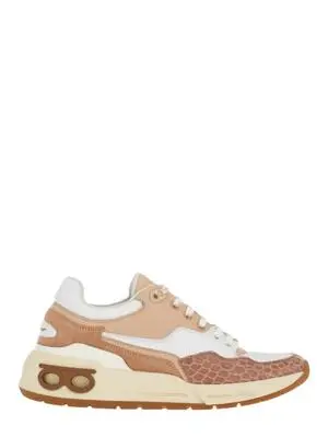 FERRAGAMO Logo Low-top Sneakers - Nude