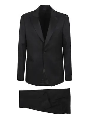 LARDINI Soiree Regular-fit Suit - Black