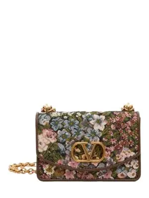 Valentino Garavani Vain Floral Patterned Small Shoulder Bag - Multicolor