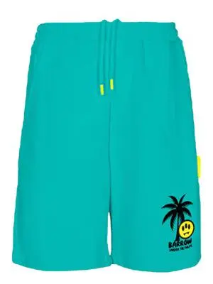 BARROW Palm Tree-print Shorts - Green