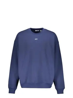 Off-White Logo Crewneck Sweatshirt - Blue