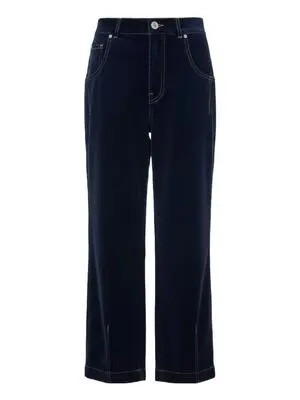 Eleventy Jeans With Belt Loops - Black