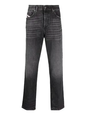 DIESEL® 2005 D-fining Mid-rise Tapered Jeans - Black