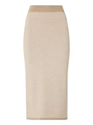 FENDI Fendi Textured Midi Skirt
