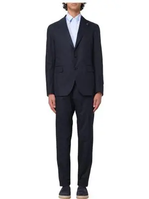 Tagliatore Long-sleeved Suit Black