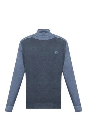 Etro High-neck Sweater - Blue