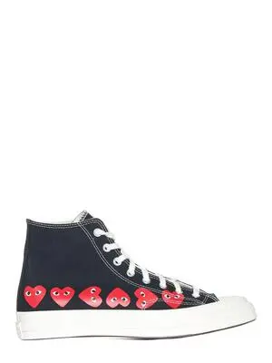 Comme Des Garçons X Converse High Top Sneakers - White