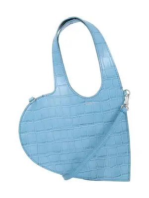 Coperni Embossed Mini Heart Tote Bag - Blue