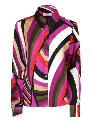 EMILIO PUCCI Emilio Pucci Iride Printed Long-Sleeved Shirt