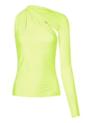 1017 Alyx 9sm Logo Single-sleeve Long-sleeve T-shirt - Yellow