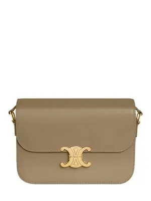 CELINE Celine Classique Triomphe Bag In Shiny Calfskin