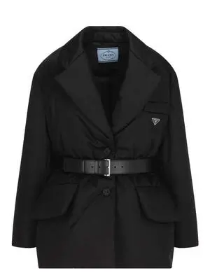 PRADA Prada Belted Logo-Detailed Puffer Jacket