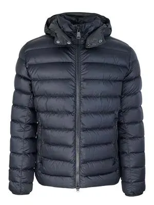COLMAR Long-sleeved Quilted Hooded Jacket - Black
