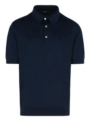 Zegna Short-sleeved Polo Shirt - Blue