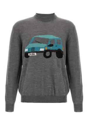MAGLIANO Graphic Detailed Crewneck Sweater - No