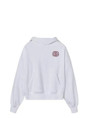 GUCCI Gucci Logo Embroidered Hoodie