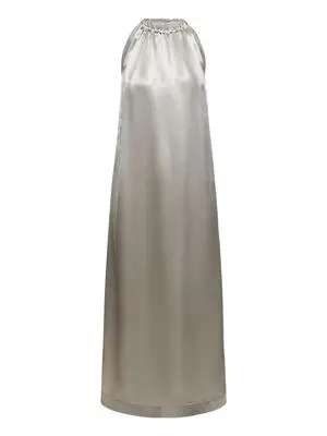 LOULOU STUDIO LOULOU STUDIO Halter Neck Sleeveless Dress Gray