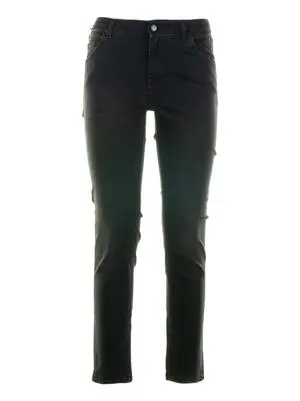 RE-HASH Button Detail Jeans - Black