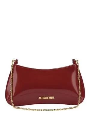 Jacquemus Small Bisou Chaine Shoulder Bag - Red