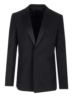 Givenchy V-neck Slim Fit Jacket - Black