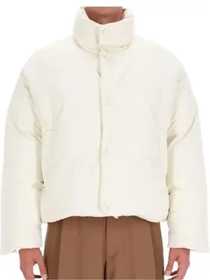 AMI Ami Paris Button Funnel-Neck Jacket