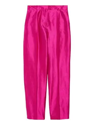 Max Mara Max Mara Straight Leg Trousers With Pleats Pink