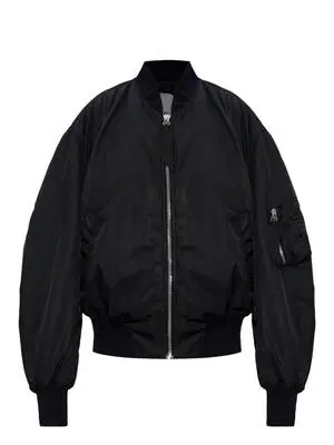 Attico The Zip Pocket Bomber Jacket By - Black