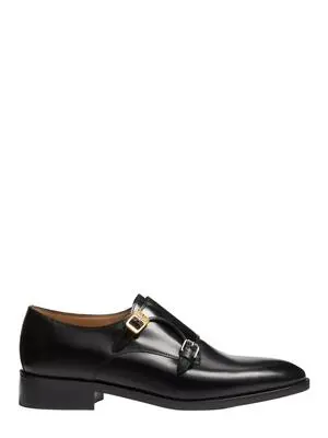 Valentino Garavani Buckled Slip-on Loafers - Black