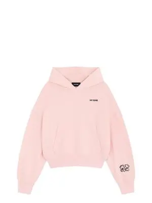 We11Done Teddy Bear Print Hoodie - Pink