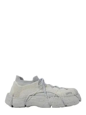 Camper Logo Detail Lace-up Sneakers - Gray