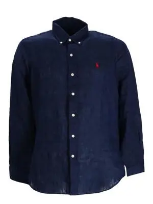 Polo Ralph Lauren Polo Ralph Lauren Logo Embroidered Polo Pony Shirt Navy