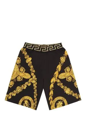 Versace Logo Shorts - Black