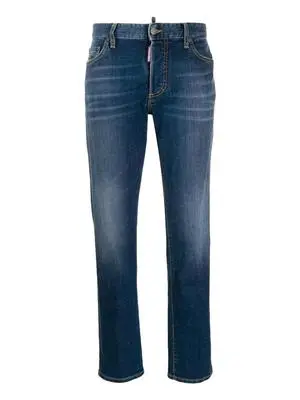 Dsquared2 Dsquared2 Mid-Rise Cropped Jeans No