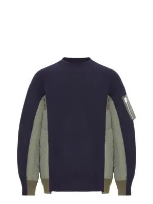 Sacai Crewneck Sweatshirt - Black